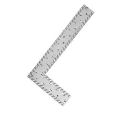 ETHZZLE Red Metal Square Ruler for Woodworking with Precision Marking ...
