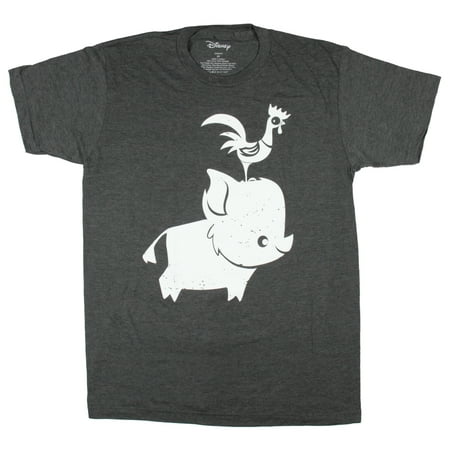 Disney Adult Moana Pua Hei Hei Crewneck T Shirt For Men Women (Small ...