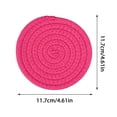7 Pcs Woven Cotton Coasters with Metal Holder – Non-Slip, Absorbent ...