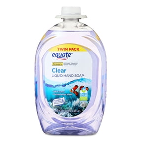 Equate Liquid Hand Soap, Clear, 50 fl oz, Compare to Softsoap® Aquarium ...