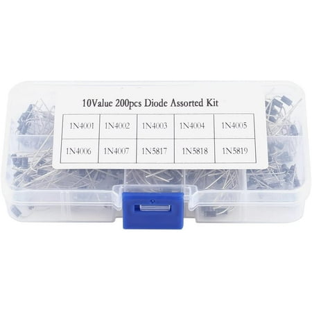 diode kit, 200pcs Diode Assortment Electronic Kit, 10Values Rectifier ...