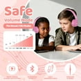 Kids Headphones Bluetooth 5.4 Wireless 68H Play Time Volume Limit 85 ...