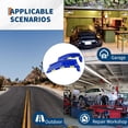 2 Pack Heavy Duty Car Service Ramps 8 000LB Capacity Steel Automotive ...