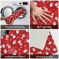 KLL Christmas Santa Cartoon Snowman A Print Front Door Mat Indoor ...