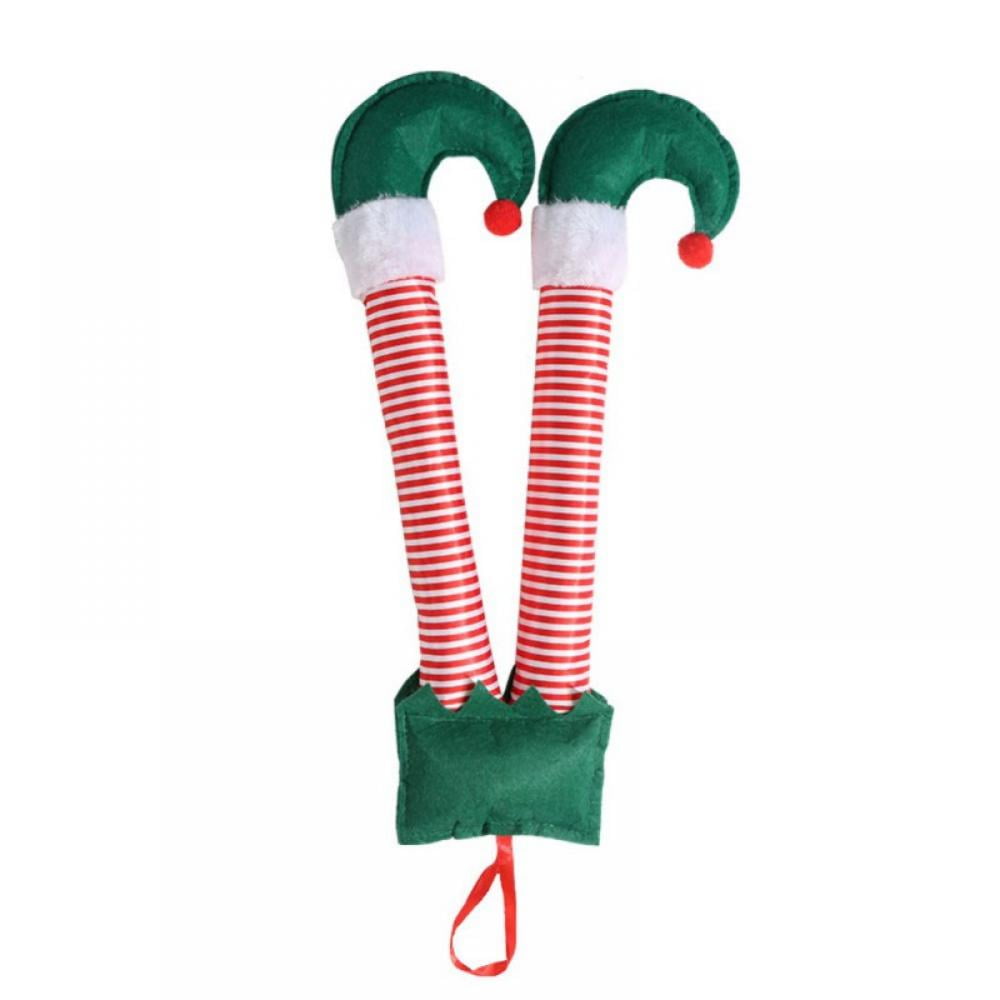 19" Elf Legs for Christmas Decorations Cotton Christmas Elf Legs for ...