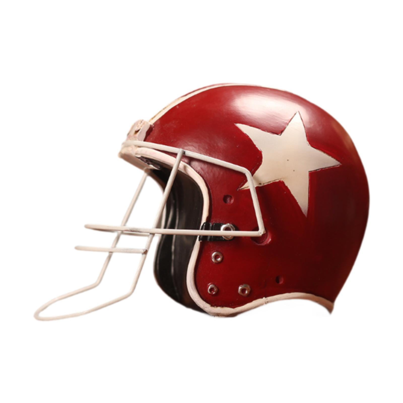 Modelo de casco deportivo Macarena diseño vintage rojo | Bodega Aurrera ...