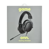 Onn+ D Wired Over-Ear Gaming Headset with Built-in Mic, 6 ft Cable ...