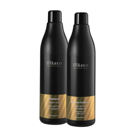D Bianco Professional Set Shampoo Baño De Oro + Bálsamo