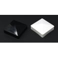 4X4 (True) (100mm) Fence Post Plastic Pyramid Post Cap For A Post Black ...