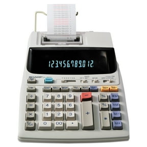 Free Shipping! Sharp Calculators EL-1901 12-Digit Paperless Printing ...