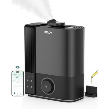 Smart Humidifiers for Bedroom, 6L Cool Mist Top Fill for Large Room ...
