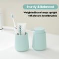 Black Striped Toothbrush Holder for Electric Toothbrushes Bathroom ...