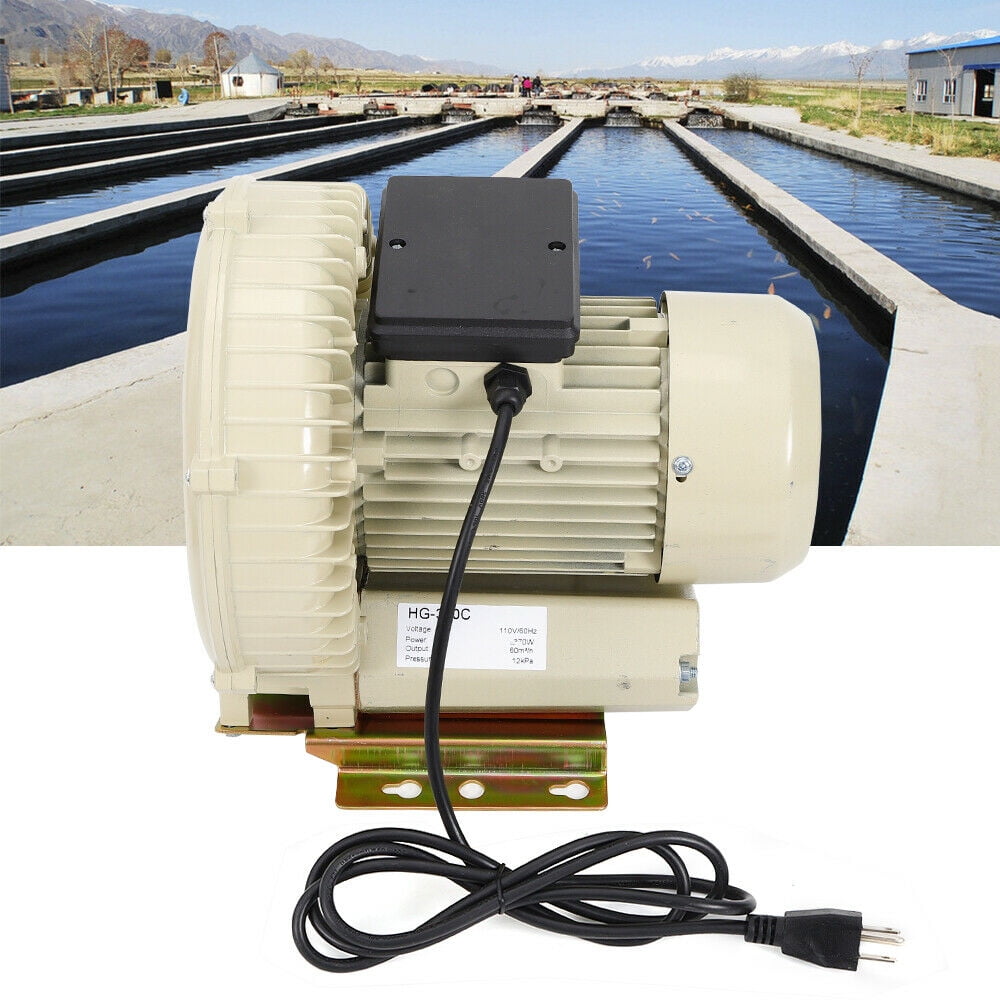DENEST Industrial Water Circulation Air Blower, 370W Aquaculture Air ...