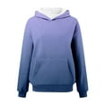 GSPCLAM Gradient Hooded Sweatshirts for Women with Pockets Long Sleeve ...