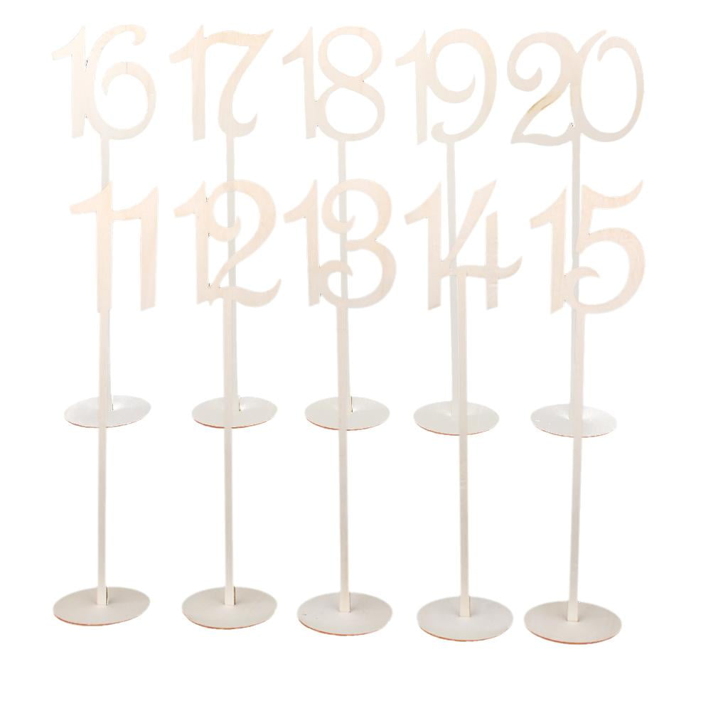 Table Numbers 1 to 40 Wedding Birthday Party Table Marker Decor ...