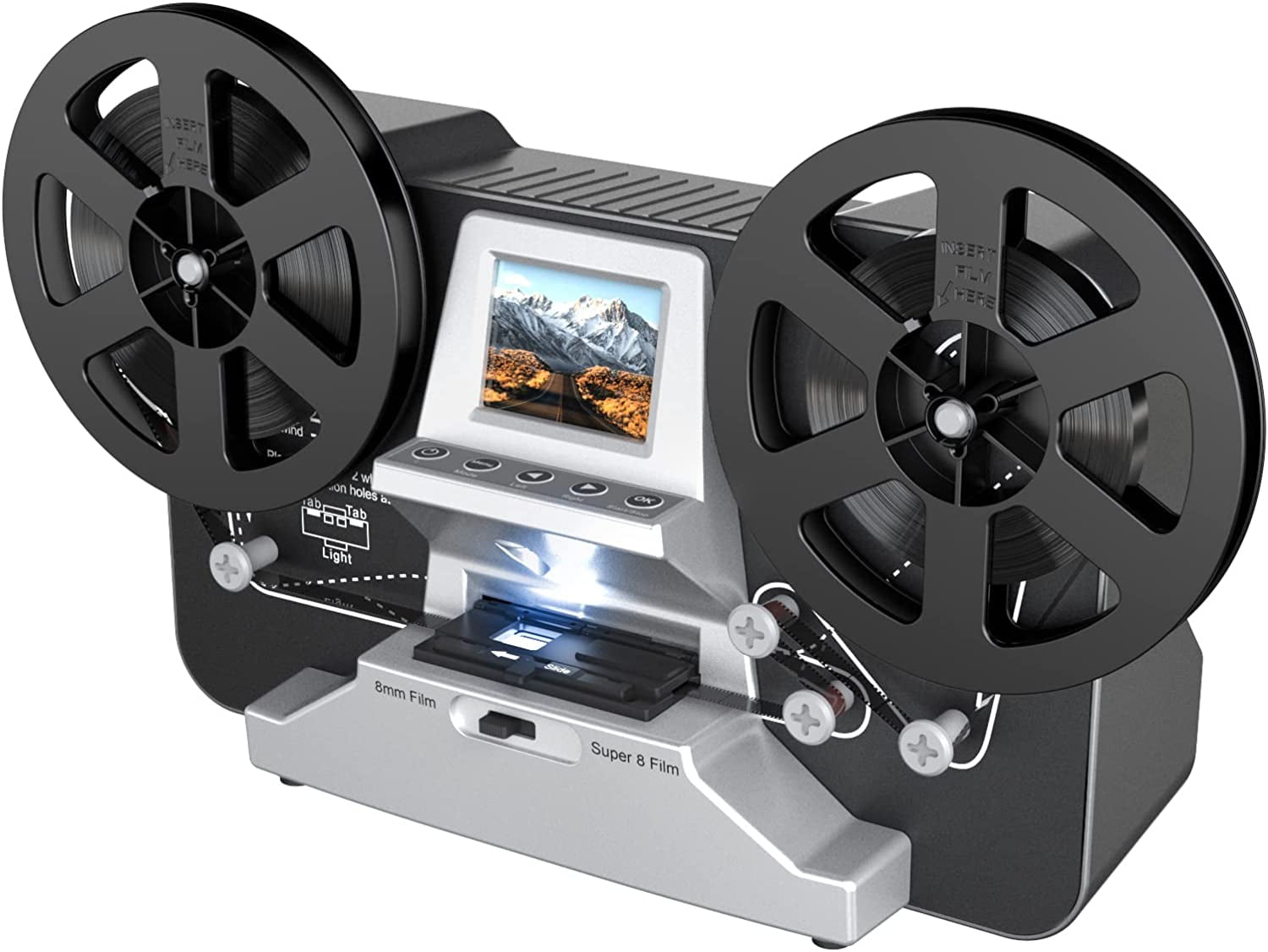 DIGITNOW 8mm Super 8 Reels To Digital MovieMaker Film Sanner