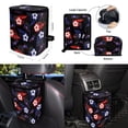 Uourmeti Football Flame Car Seat Cover Full Set 14Pcs Casual Auto Front ...
