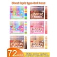 GuangNa 12/24 Colors Acrylic Paint Markers,Soft Brush Graffiti Painting ...