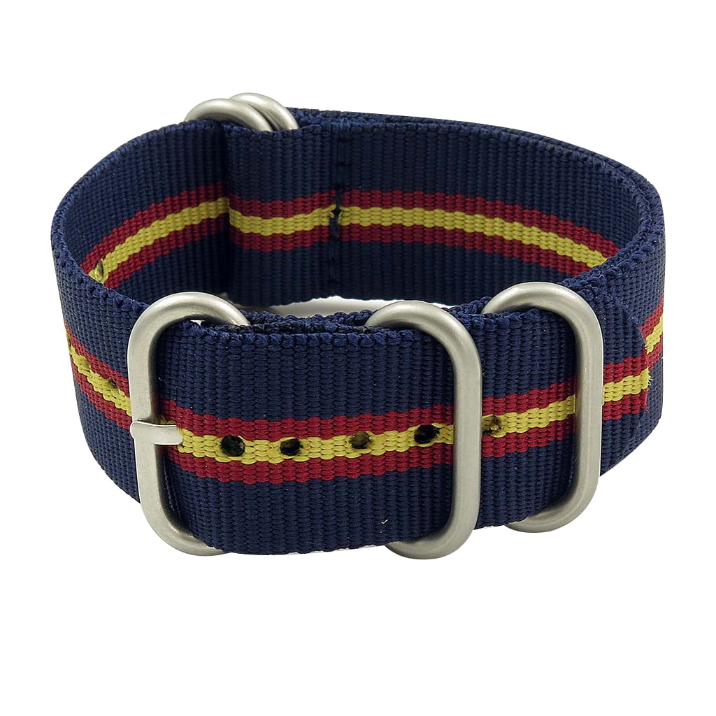 StrapsCo Nylon 5 Ring One-Piece Watch Strap - Walmart.com