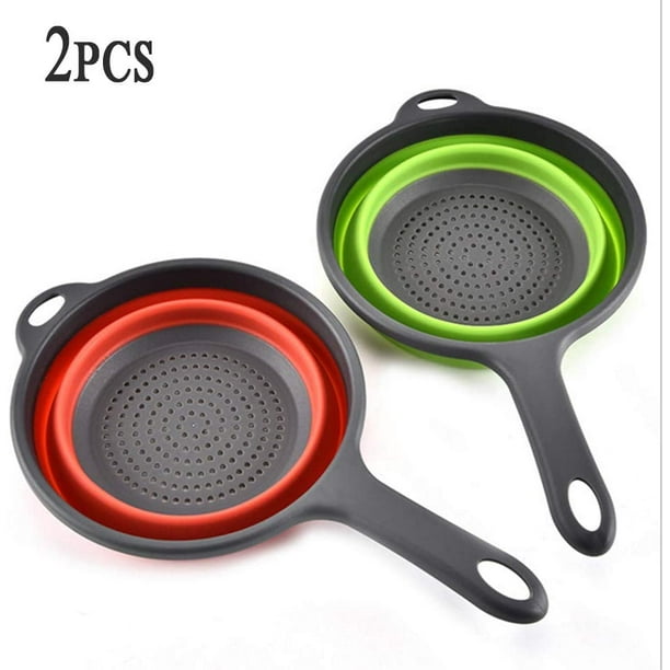 2 Pieces Of Collapsible Silicone Filter Baskets With Handle ...