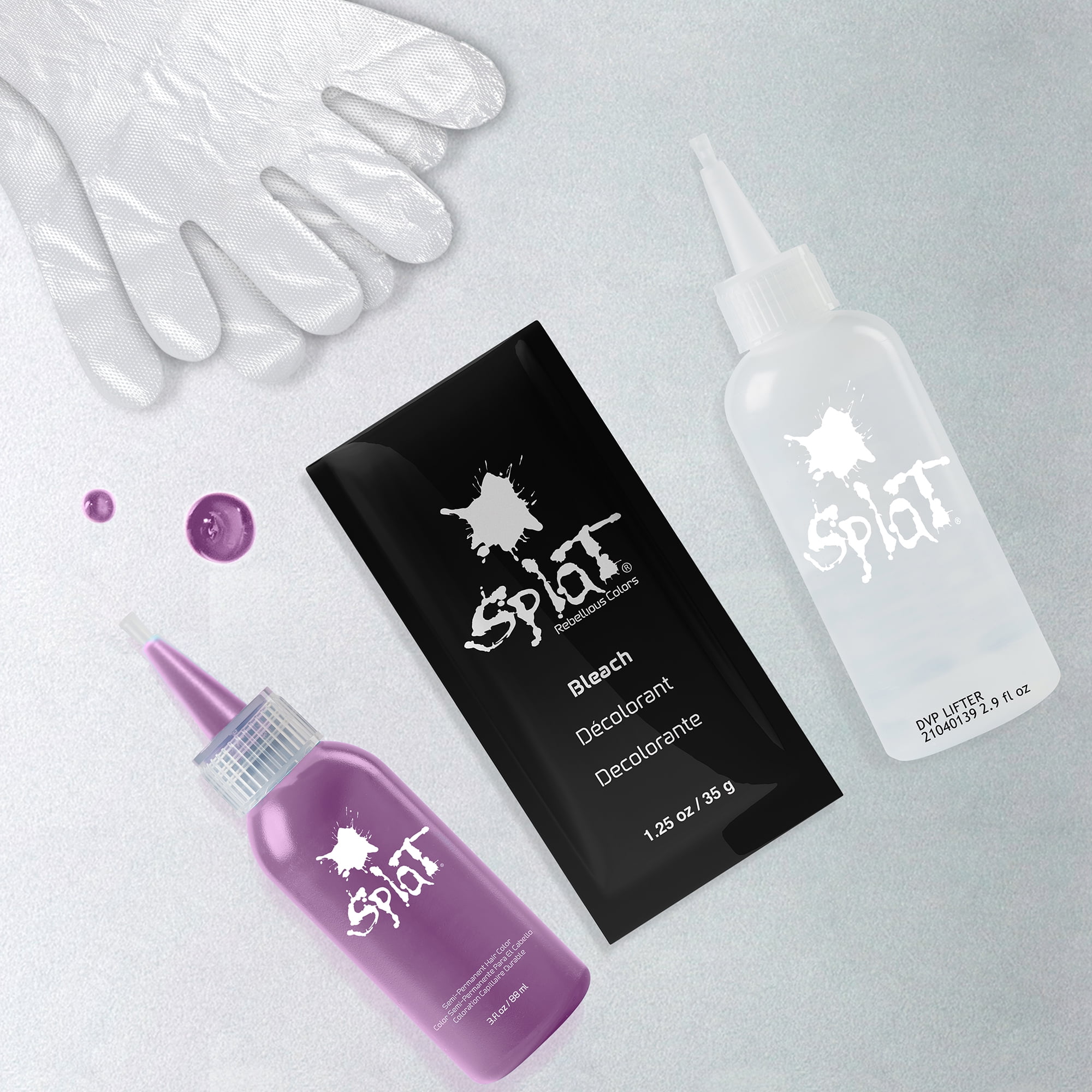 Buy Splat Original Complete Kit, Semi-Permanent Hair Dye with Bleach ...