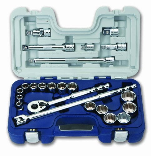 Williams 50609 Basic 1/2-Inch Drive Basic Tool Set, 23-Piece - Walmart.com