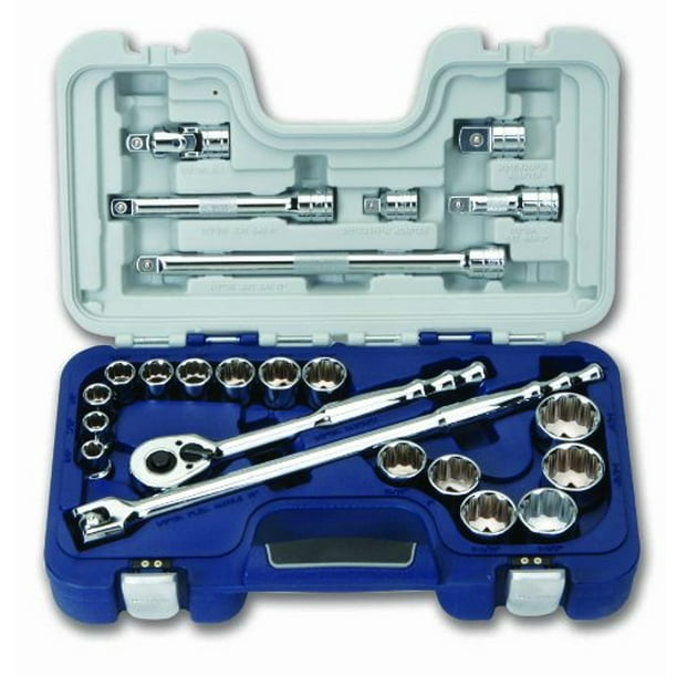 Williams 50609 Basic 1/2-Inch Drive Basic Tool Set, 23-Piece - Walmart ...