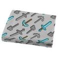 Minecraft Video Game Isometric Characters Kids Full Fitted Sheet Set ...