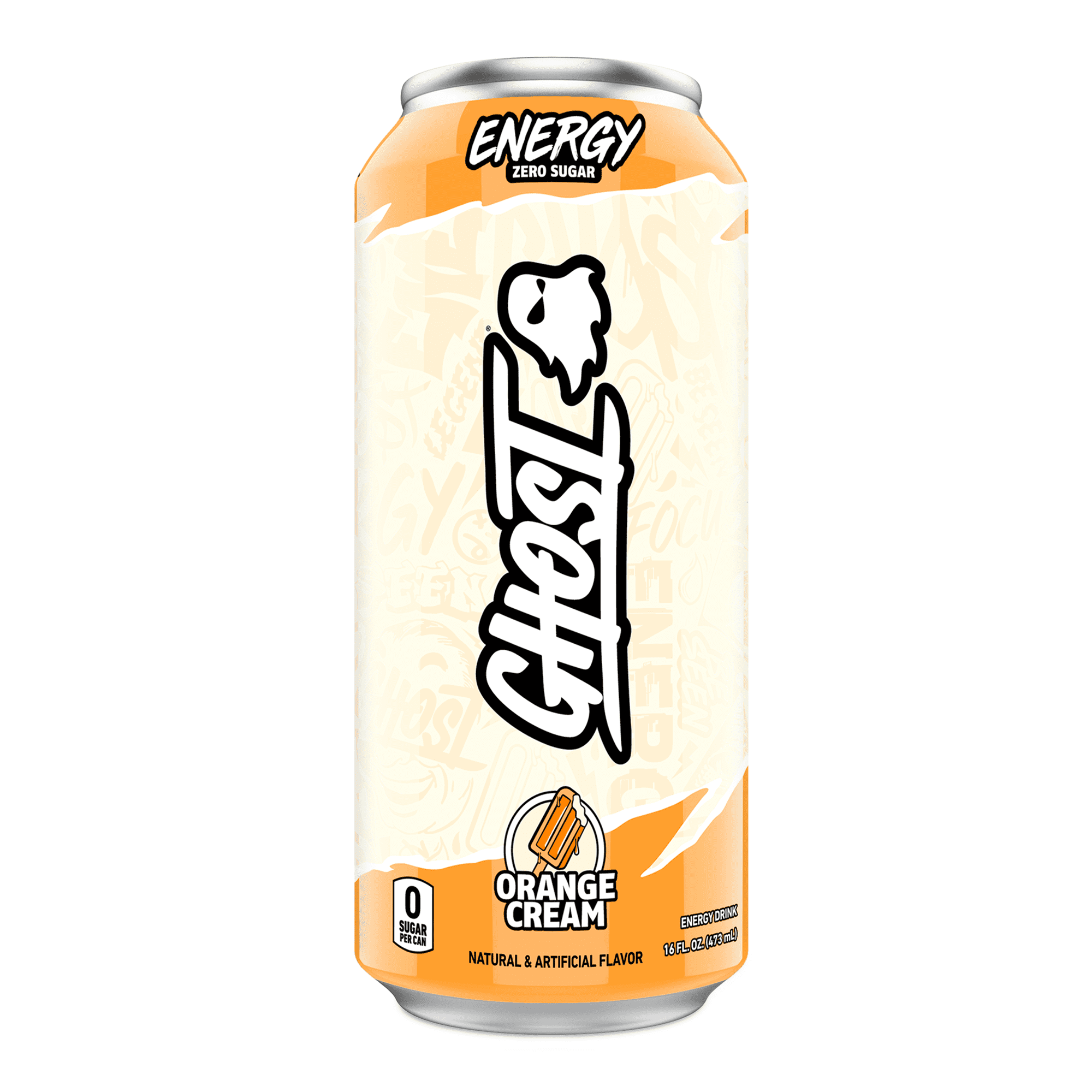 Ghost Sugar Free Energy Drink, Orange Cream, 16 fl oz Can - Walmart.com