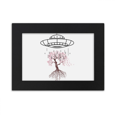 UFO Rain Irrigates Peach Trees Desktop Photo Frame Ornaments Picture ...