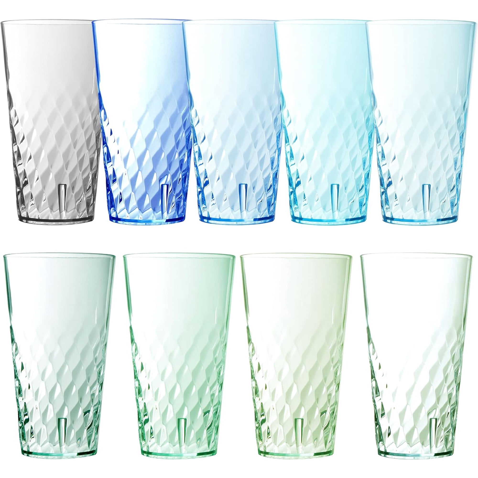 Click here for Ghsdfbb 9 Pack 24 Ounce Plastic Tumblers  Cafe Bre... prices