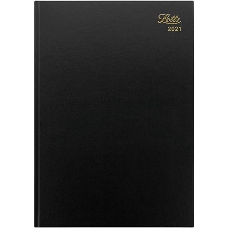 Letts 2021 Principal Daily Planner, Black, 11.75 x 8.25 inches (C10ZBK ...