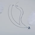 2 Pcs Alloy Black Love Necklaces Female Hip-hop Trend Design Collarbone ...