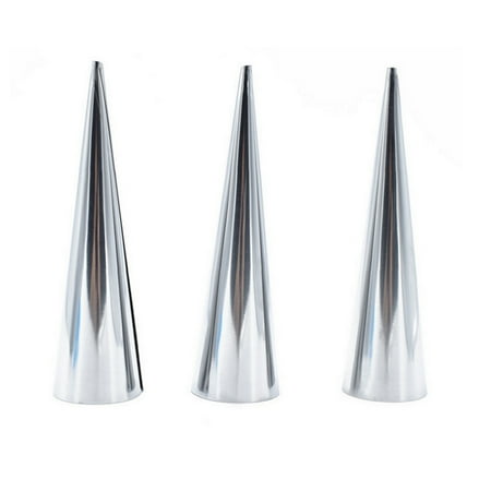 FanShow Cream Horn Molds 16pcs Large Size 12.1cm Baking Cones Stainless ...