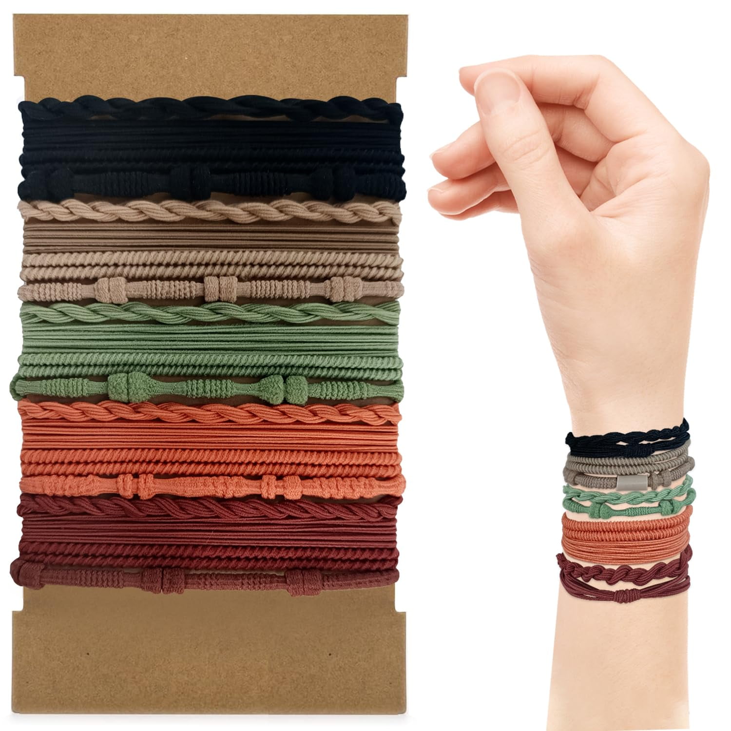 Click here for Hrenwivy 20 Pcs Hair Ties  Ponytail Holders Elasti... prices