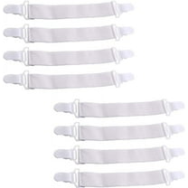 8 PCS Sheet Fasteners Bed Sheet Clips, Elastic Sheet Gripper Mattress ...