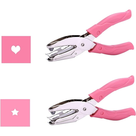 HTCM 1/4 Inch Small Paper Punchers Mini Tiny Heart Shaped Hole Paper ...