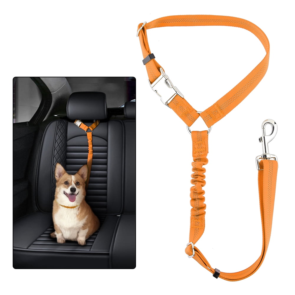 Plutus Pet Dog Seat Belt for Car Headrest, Reflective and Adjustable ...