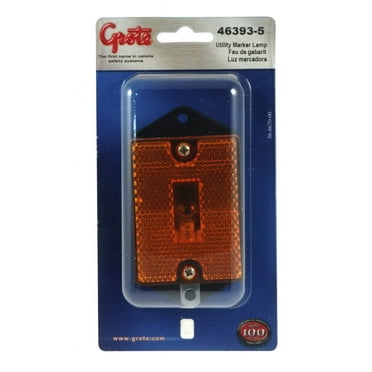 Grote 46413-5 Yellow 3" Clearance Marker Light (Pair Pack) - Walmart.com