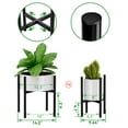 EKNITEY Adjustable Metal Planter Support Fits 8-12.5 inch Pots ...