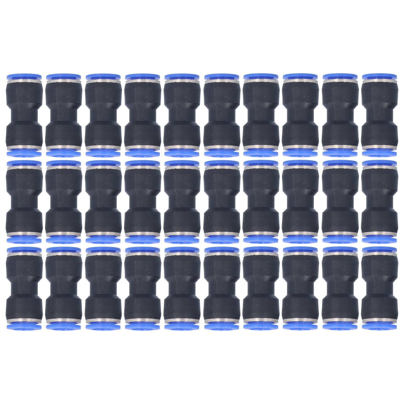 Conector recto Pushto Connect, 30 piezas de conector neumático recto ...