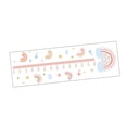 Kids Growth Chart Wall Sticker Nursery Cartoon Rainbow Height ...