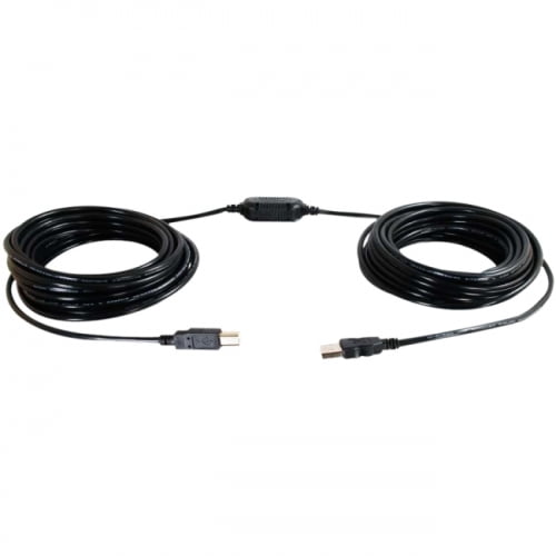 C2g 25ft Usb A To A Male To Female Active Extension Cable (center ...