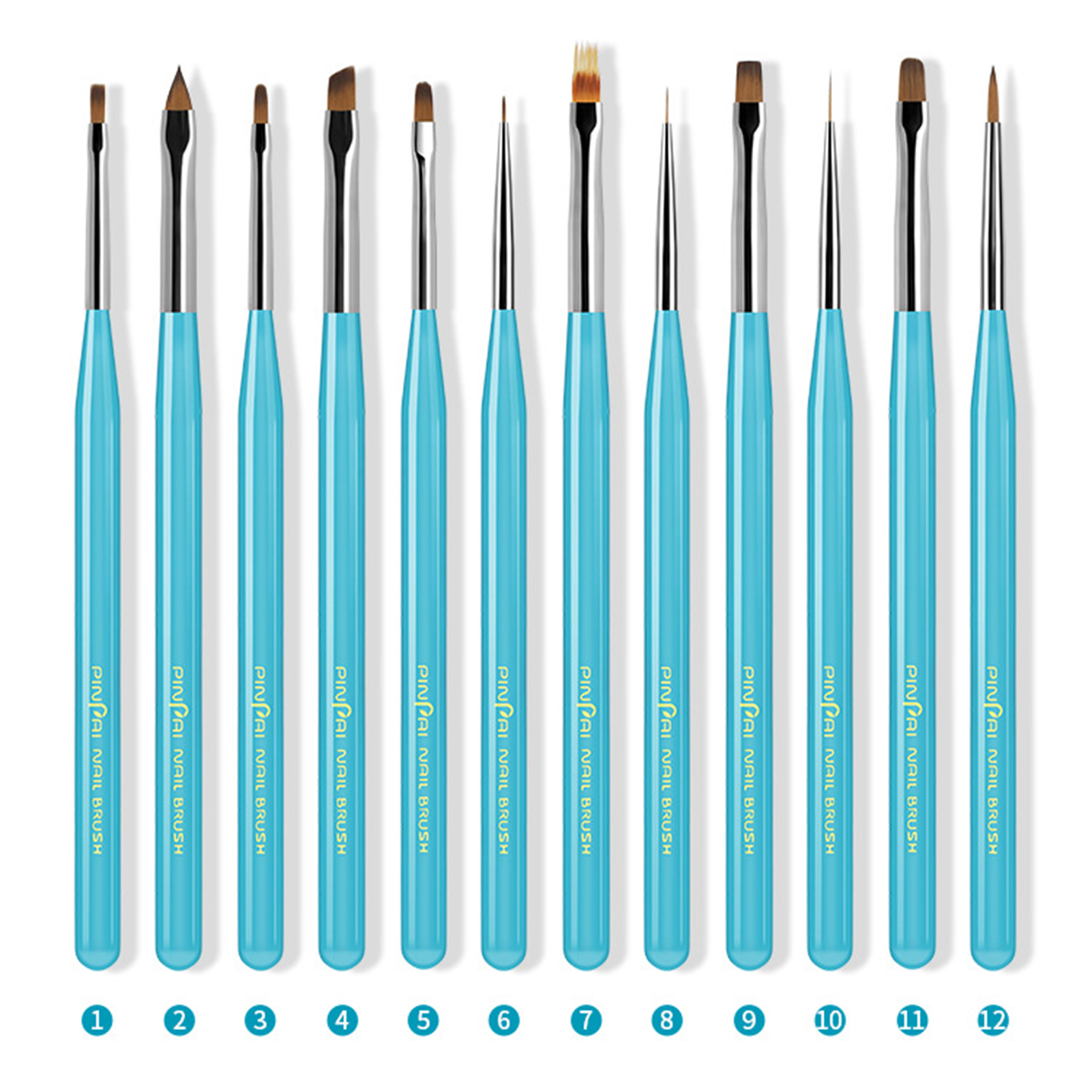 dianhelloya Nail Art Supplies Nail Art Brush Non-fluffy Delicate ...