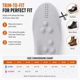4D Cloud Comfort Memory Foam Insoles for Men & Women, Soft Shoe Inserts ...