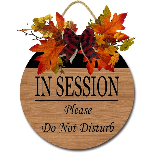 Eveokoki 12" Do Not Disturb Sign, Privacy Sign, In Session Please Do ...