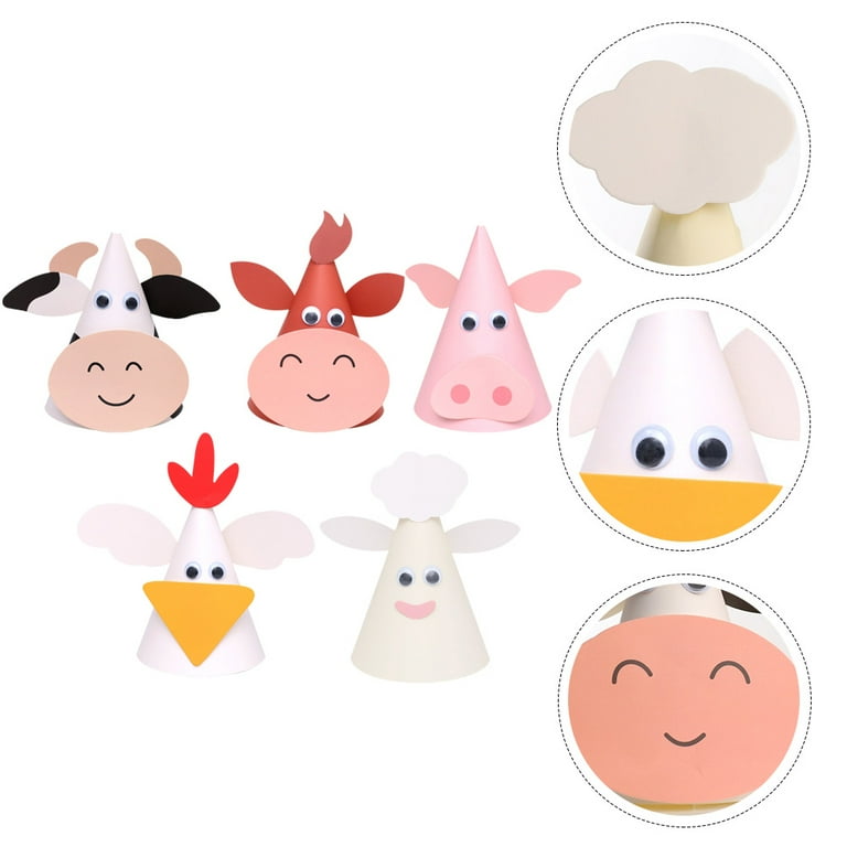 Farm Animals In Party Hats