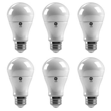 GE 93131322 LED Light Bulbs, Soft White, A19 Shape, Medium Base, 13 ...