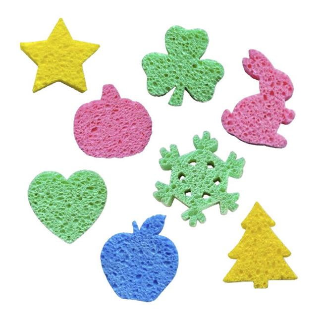 Captain Creative 1593157 Seasonal Super Sponges - Set of 8 - Walmart.com - Walmart.com