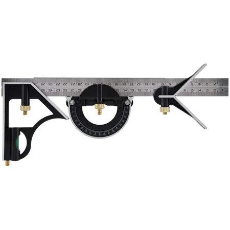 FanShow 300mm Combination Square, Measuring Tool Multifunctional ...
